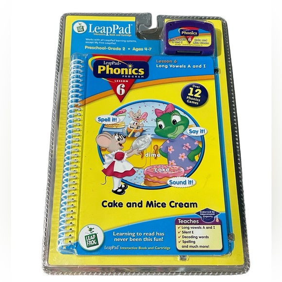 Leapfrog | Toys | Leapfrog Leappad Phonics Lesson 6 Cake And Mice Cream ...